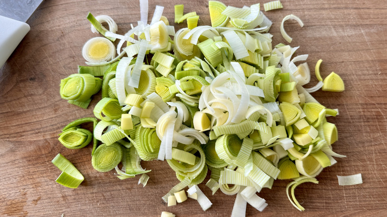 Classic creamy potato leek soup recipe