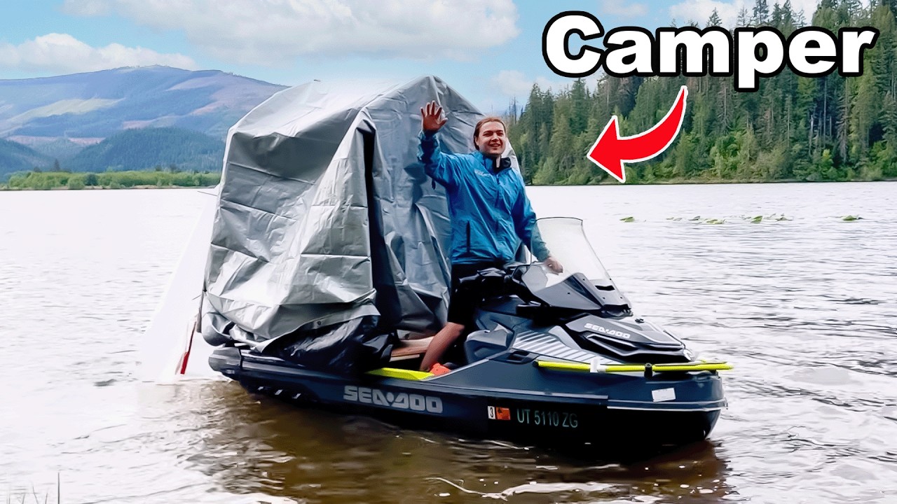 I built a jet ski micro camper! 🏄‍♂️