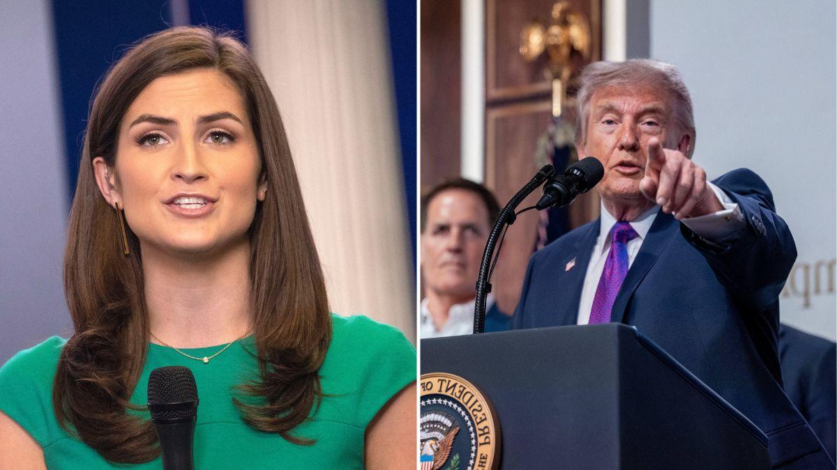 Kaitlan Collins fires back after Donald Trump’s Oval Office outburst ...
