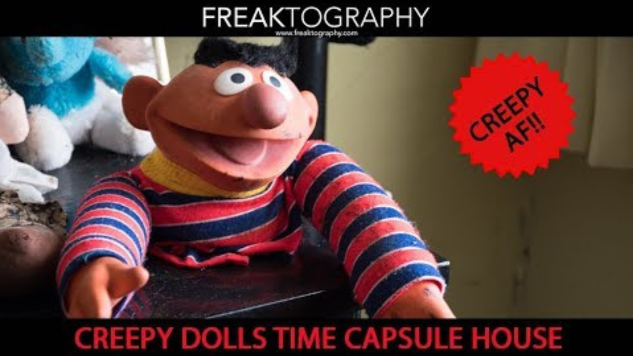 Abandoned time capsule house with creepy dolls: Urban exploration