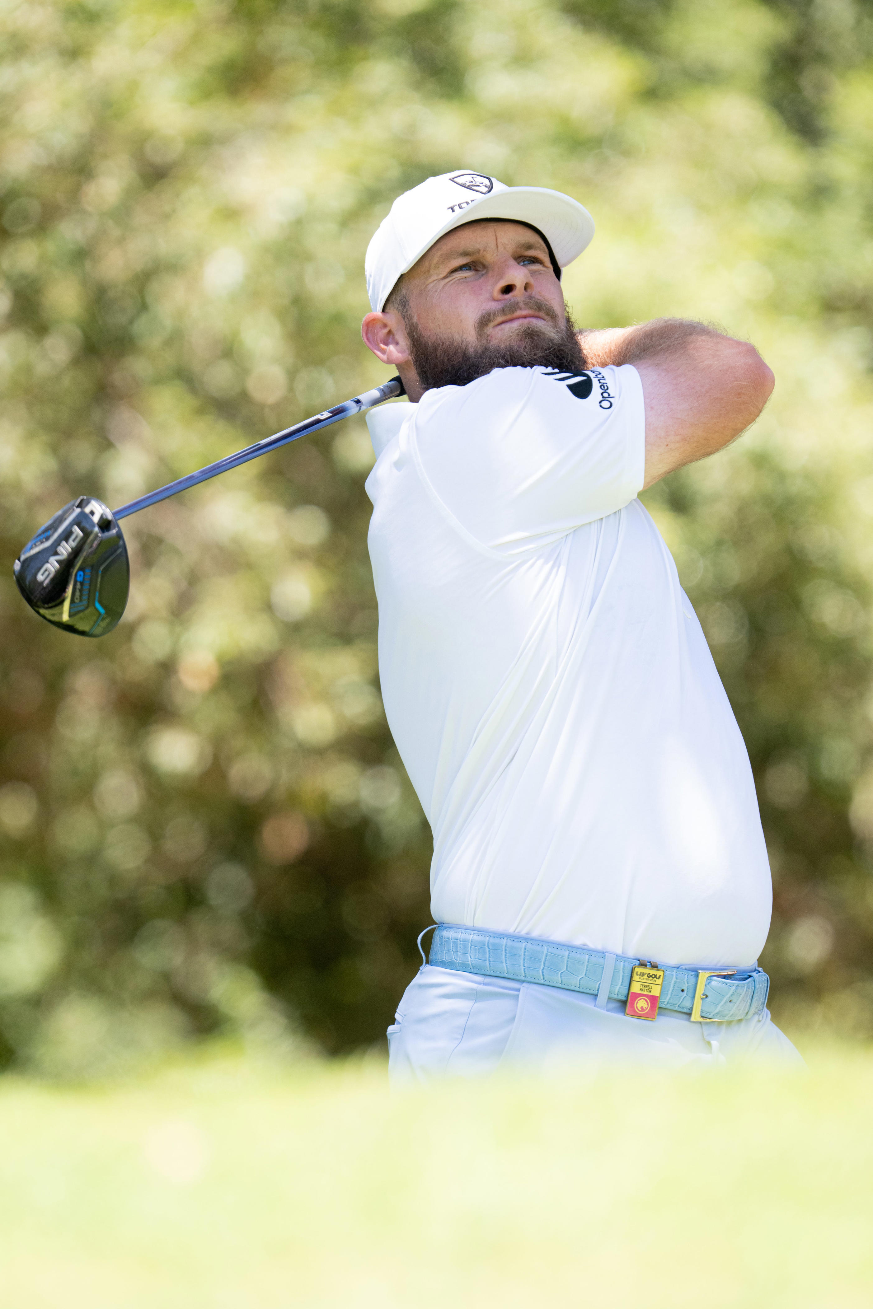 New dad Tyrrell Hatton finds lead at LIV Golf event in Spain