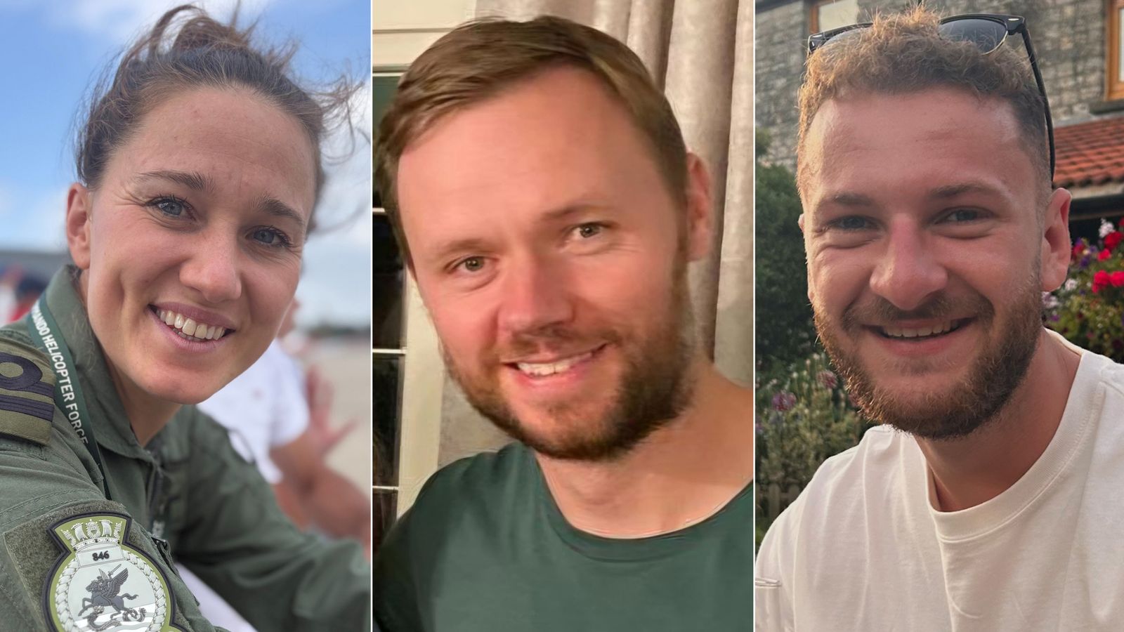 Royal Navy members who died in helicopter crash in Devon named