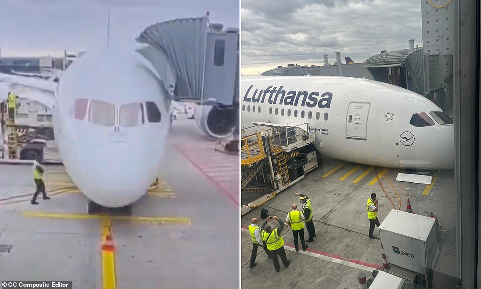 Boeing 787 collapses at German airport