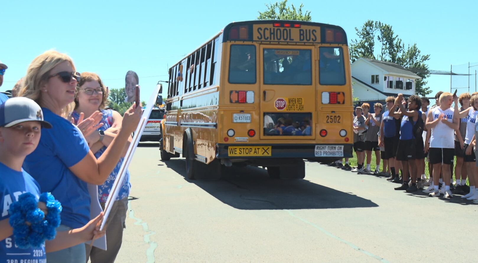 Apollo Eagles softball and baseball teams get special send-off to state