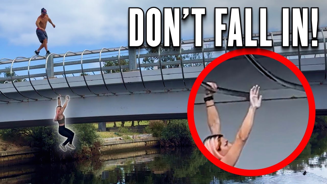 I attempted the monkey bar bridge challenge 🌉