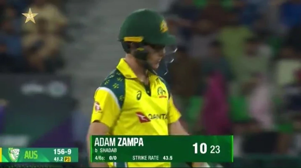 Watch: Shadab Khan produces unplayable googly to dismiss Adam Zampa in ...