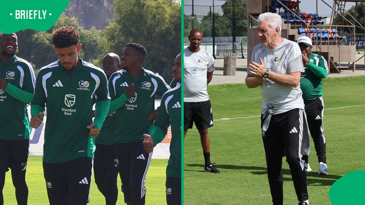 Bafana Bafana train under heavy guard as Mexico tightens World Cup security