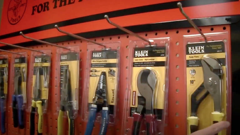 Who owns Klein Tools and where are they made?