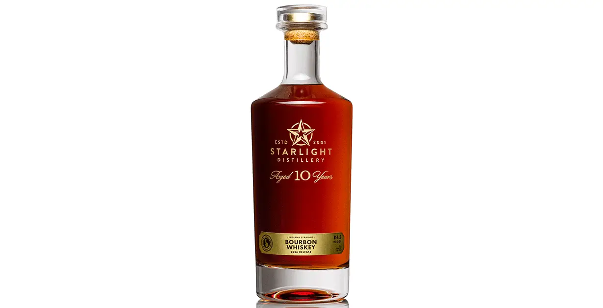 Starlight Distillery unveils 10-year reserve cask strength bourbon
