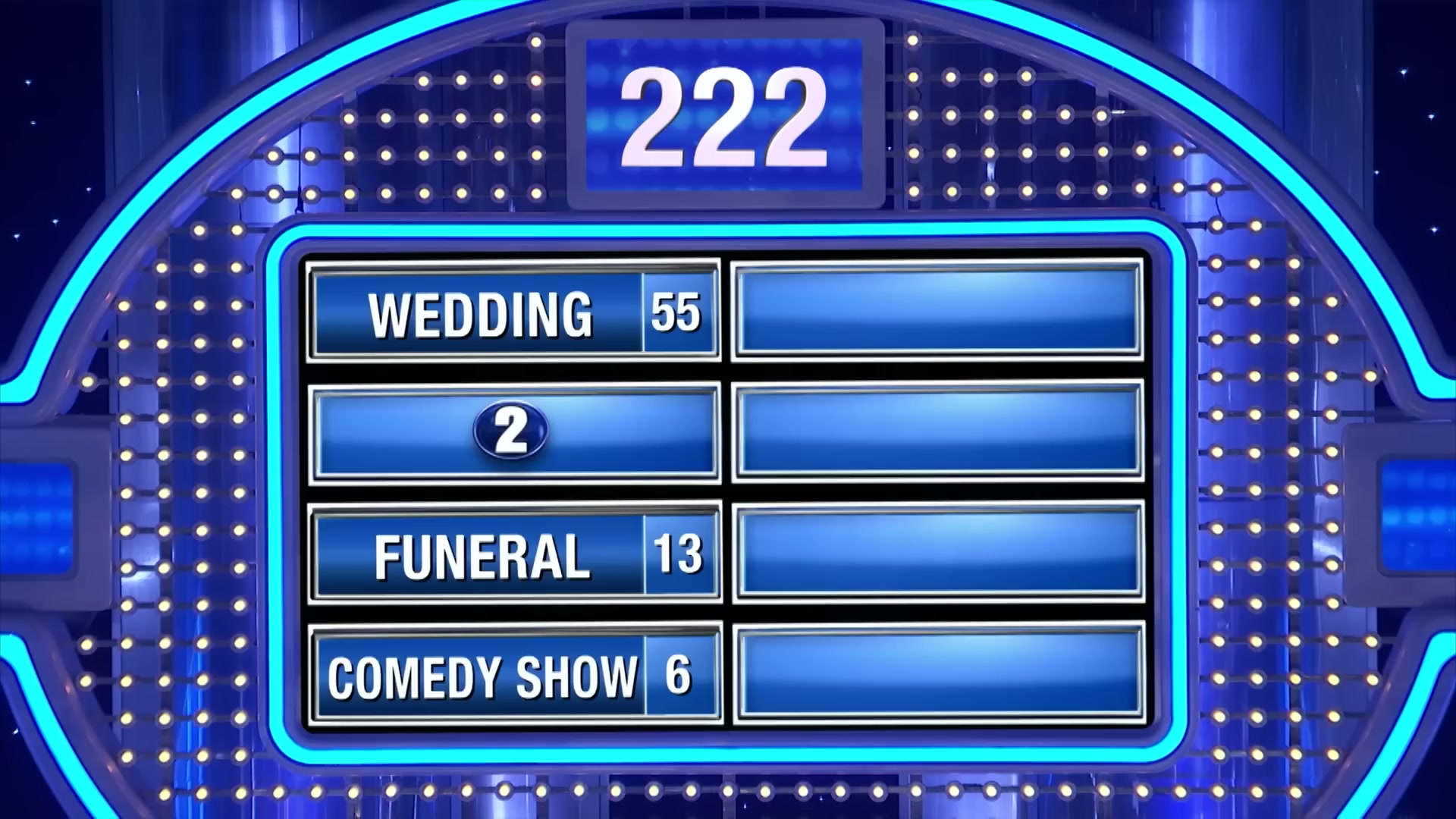 Name an event where people laugh and cry