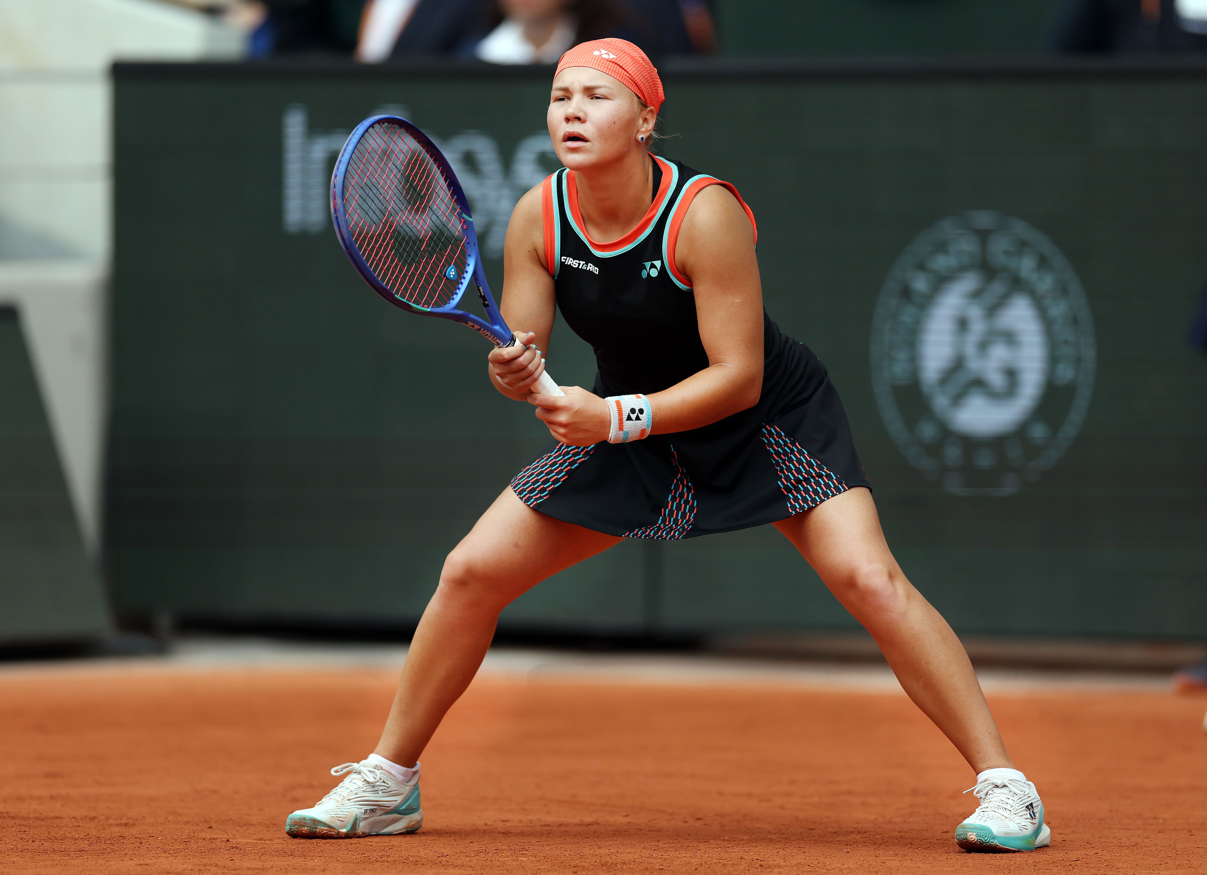 Diana Shnaider's headscarf look gains attention after Sabalenka upset