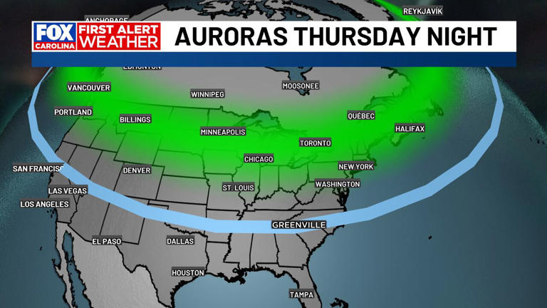 First alert: Faint northern lights could be seen in the western ...