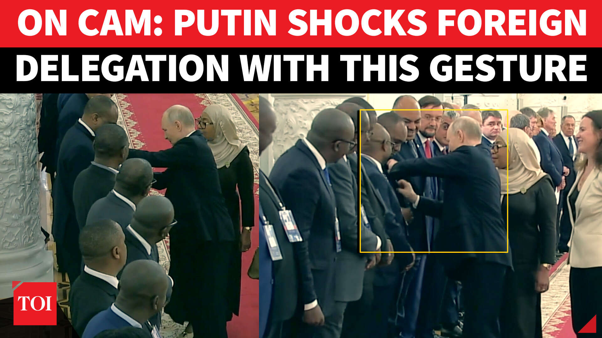 On cam: Putin interrupts ceremony to fix something on foreign minister ...