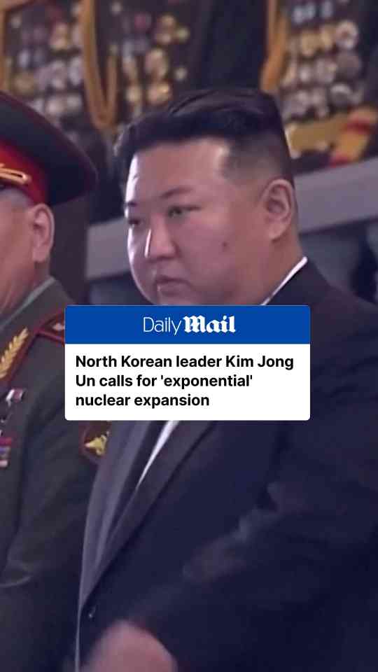 North Korea's Kim calls for major expansion of nuclear weapons program