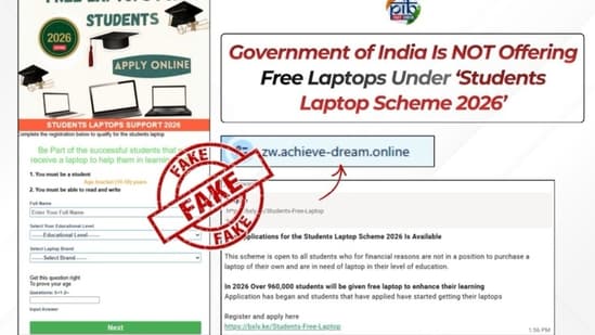 'Fake': PIB fact check debunks claims of 'National Student Laptop Scheme'