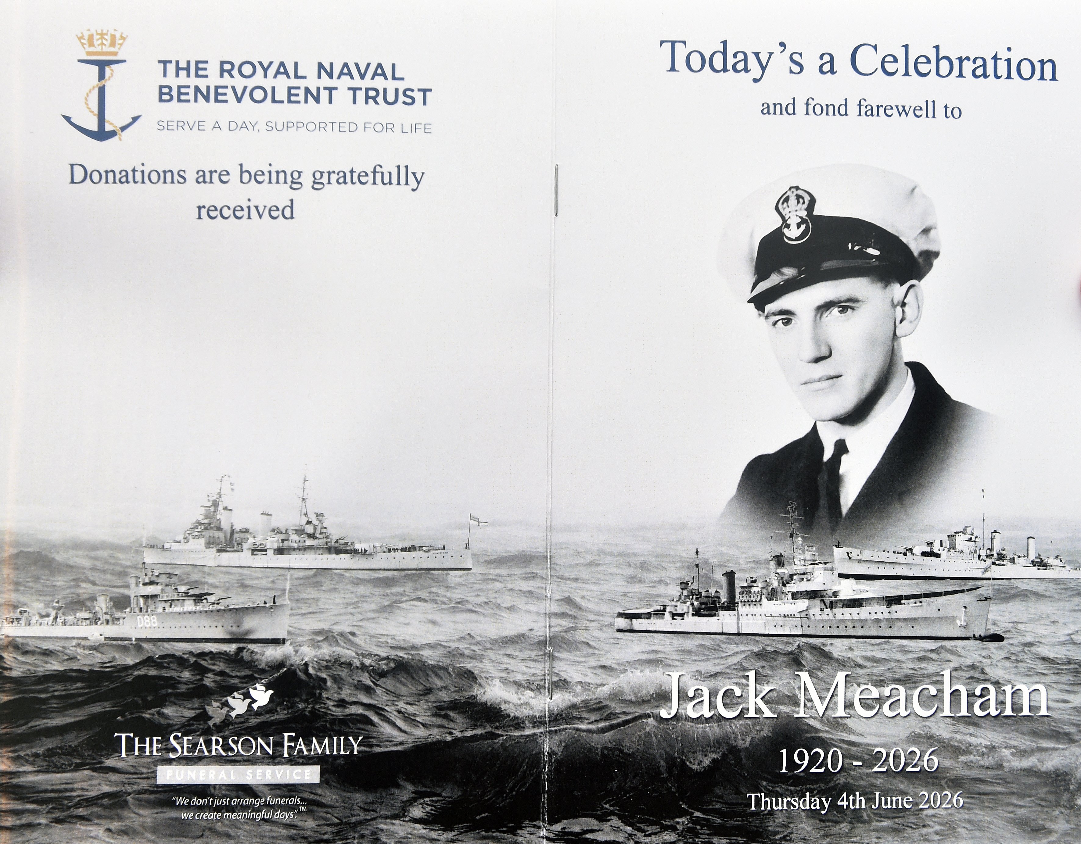 'Perfect send-off': 'Phenomenal' funeral for WWII hero as Royal Navy ...