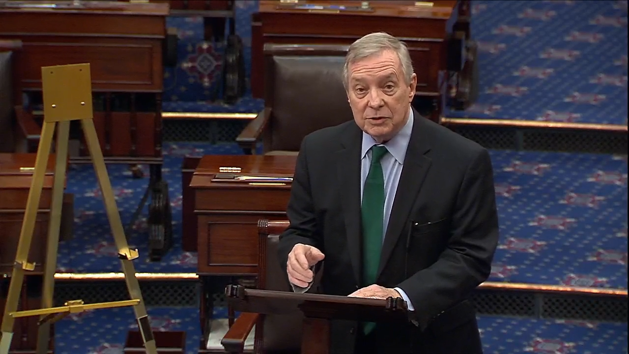 'Consider this fact': Sen. Durbin points out GOP priorities, giving ...