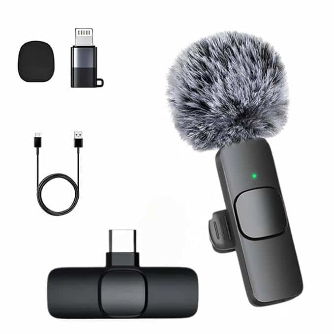 Wireless microphones on Amazon for content creation