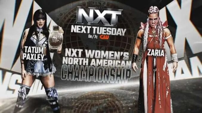 Is it time for Zaria to become NXT Women’s North American Champion?