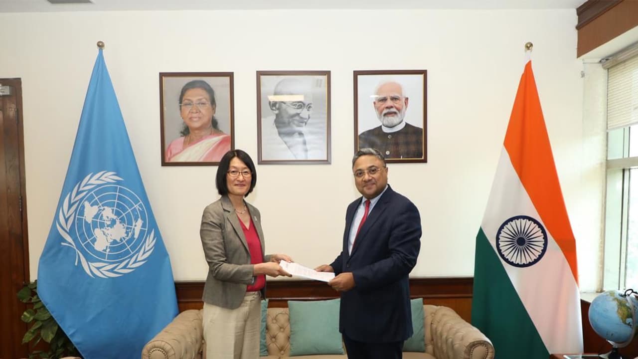 MEA receives credentials from new UN Women India head Shoko Ishikawa
