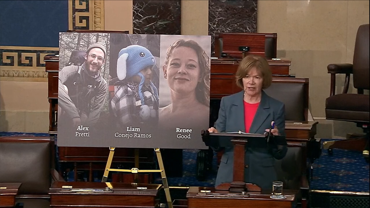 'This is what we're choosing to do?': Tina Smith blasts GOP colleagues ...