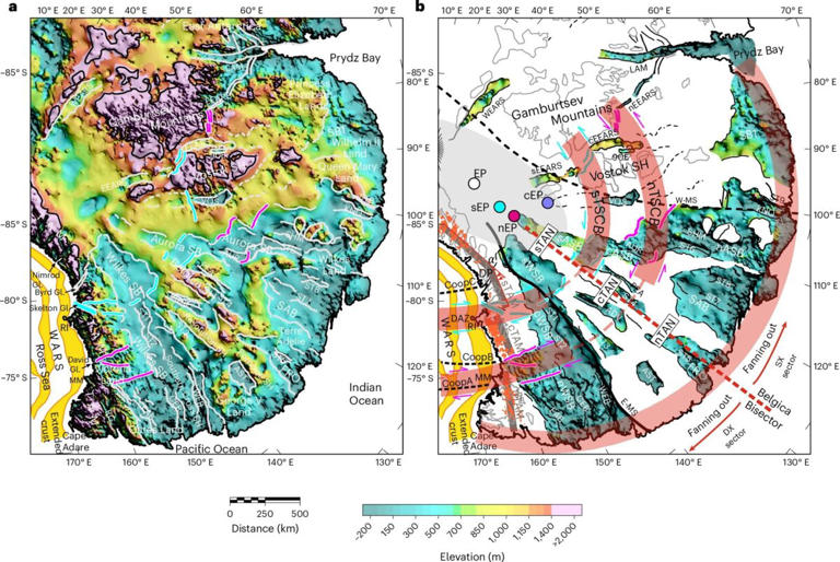 Scientists just discovered a giant fan-shaped structure buried under ...