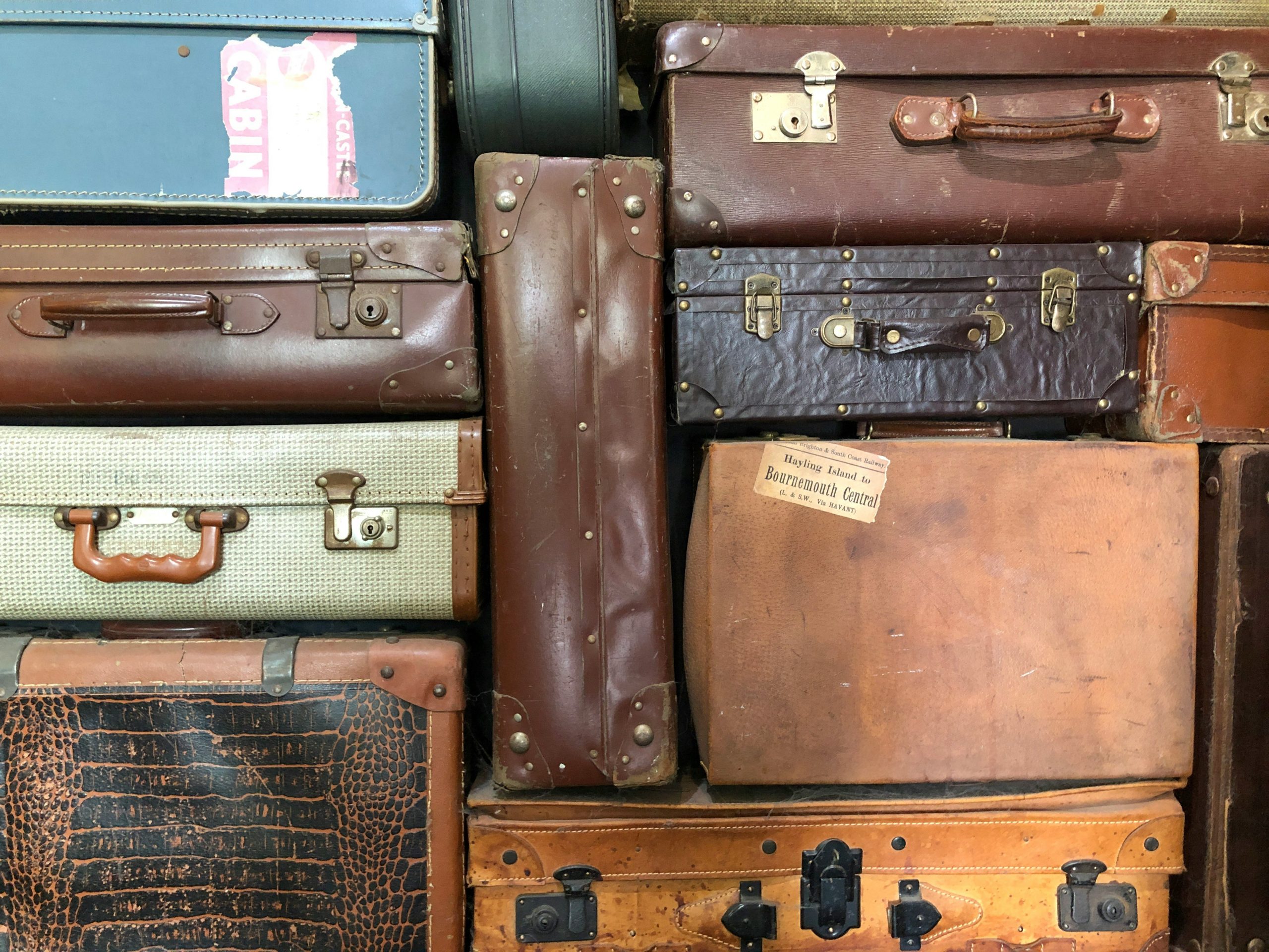 15 vintage suitcases worth rescuing from dusty storage