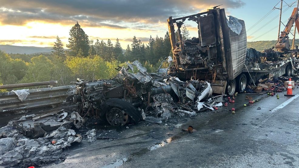 Devastating semi fire closes westbound I-90 near Cle Elum for hours
