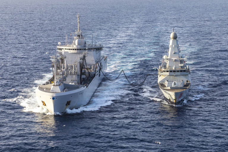 Iran: 'Proud' HMS Dragon joins forces with mammoth France aircraft ...