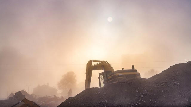 Orange haze from Microsoft data center construction leaves Indiana ...