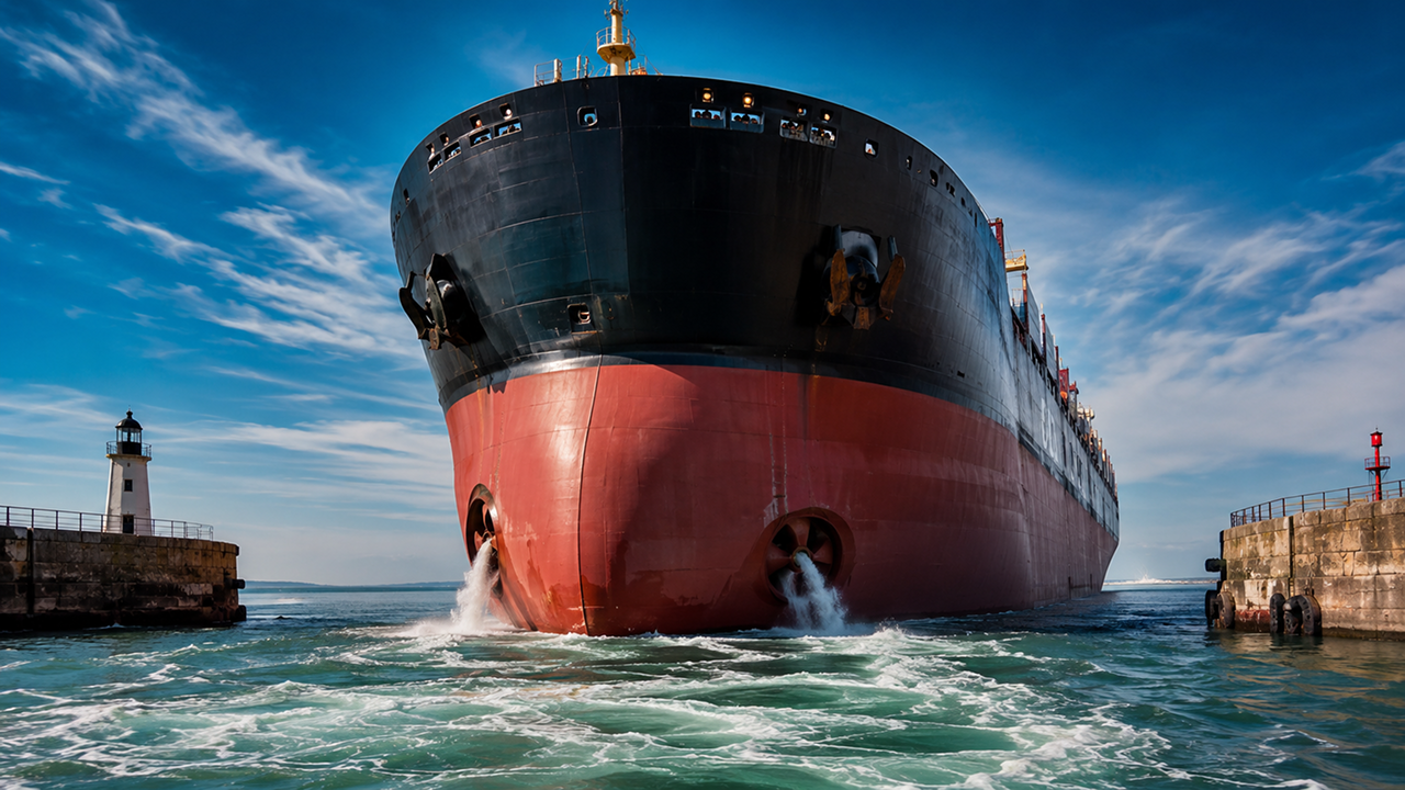 What actually happens when you try to reverse a ship, rudders ...
