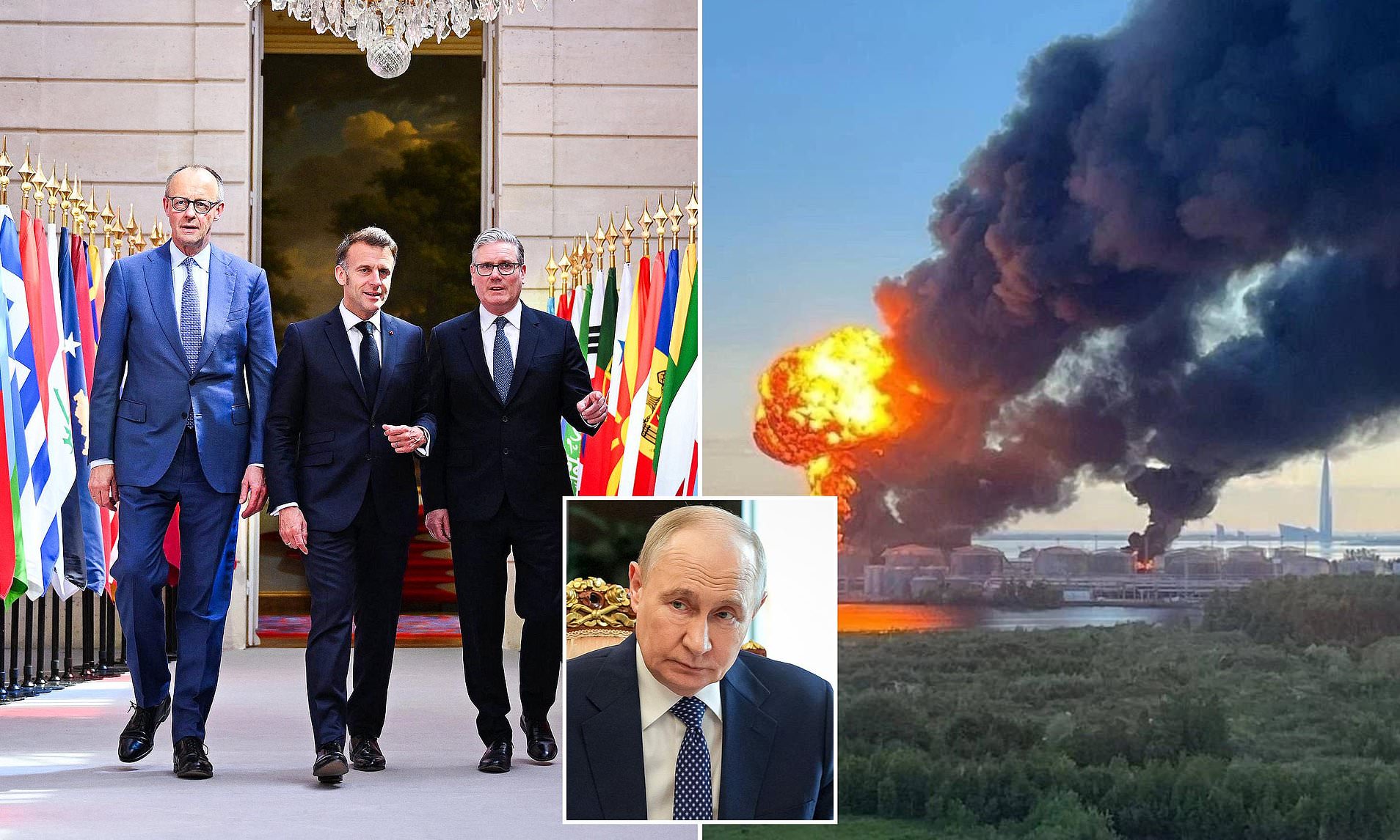 Britain, France and Germany hatch secret plan to bring Putin to the ...