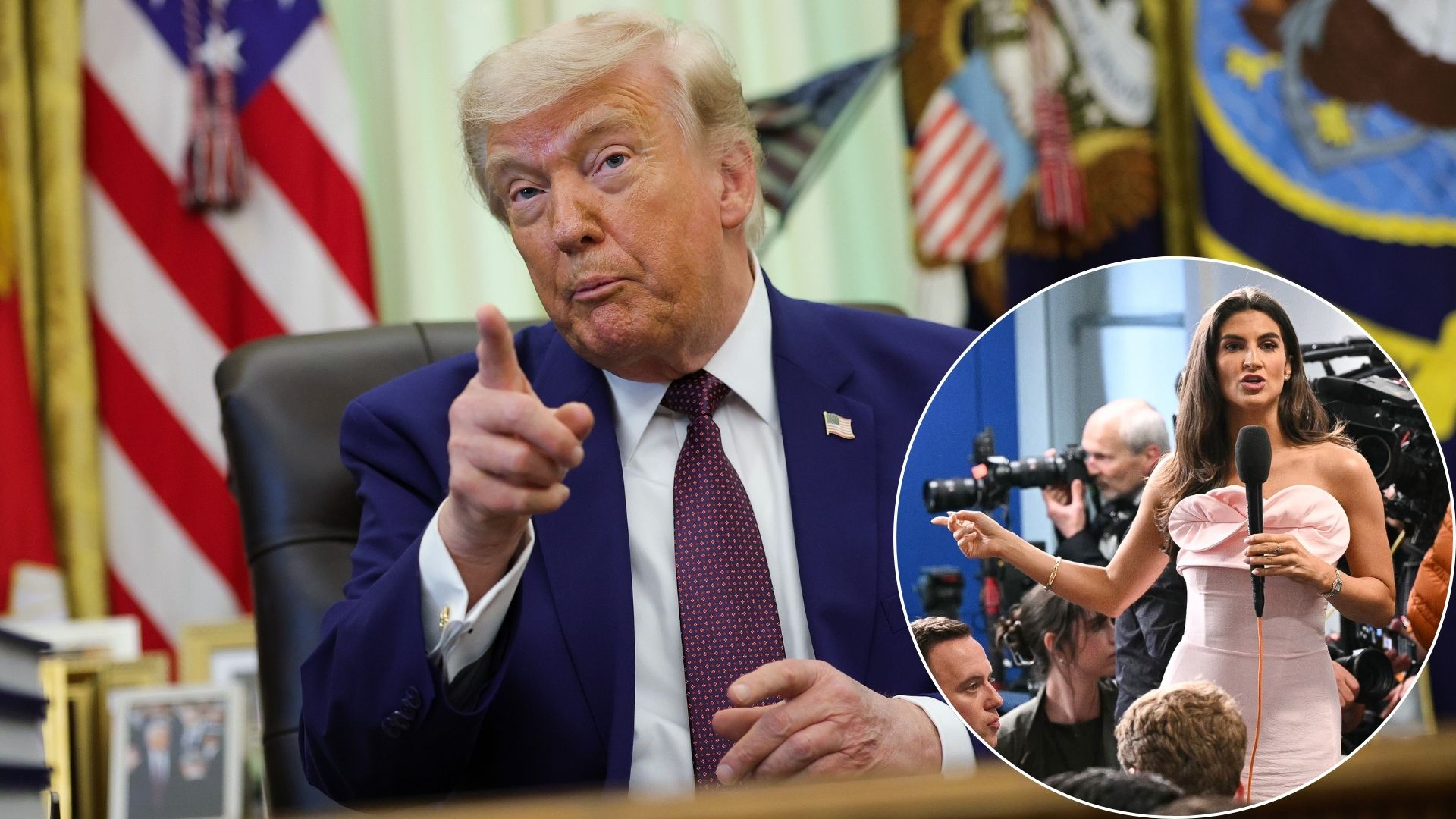 Trump tells CNN’s Kaitlan Collins she “never smiles” and orders her to ...