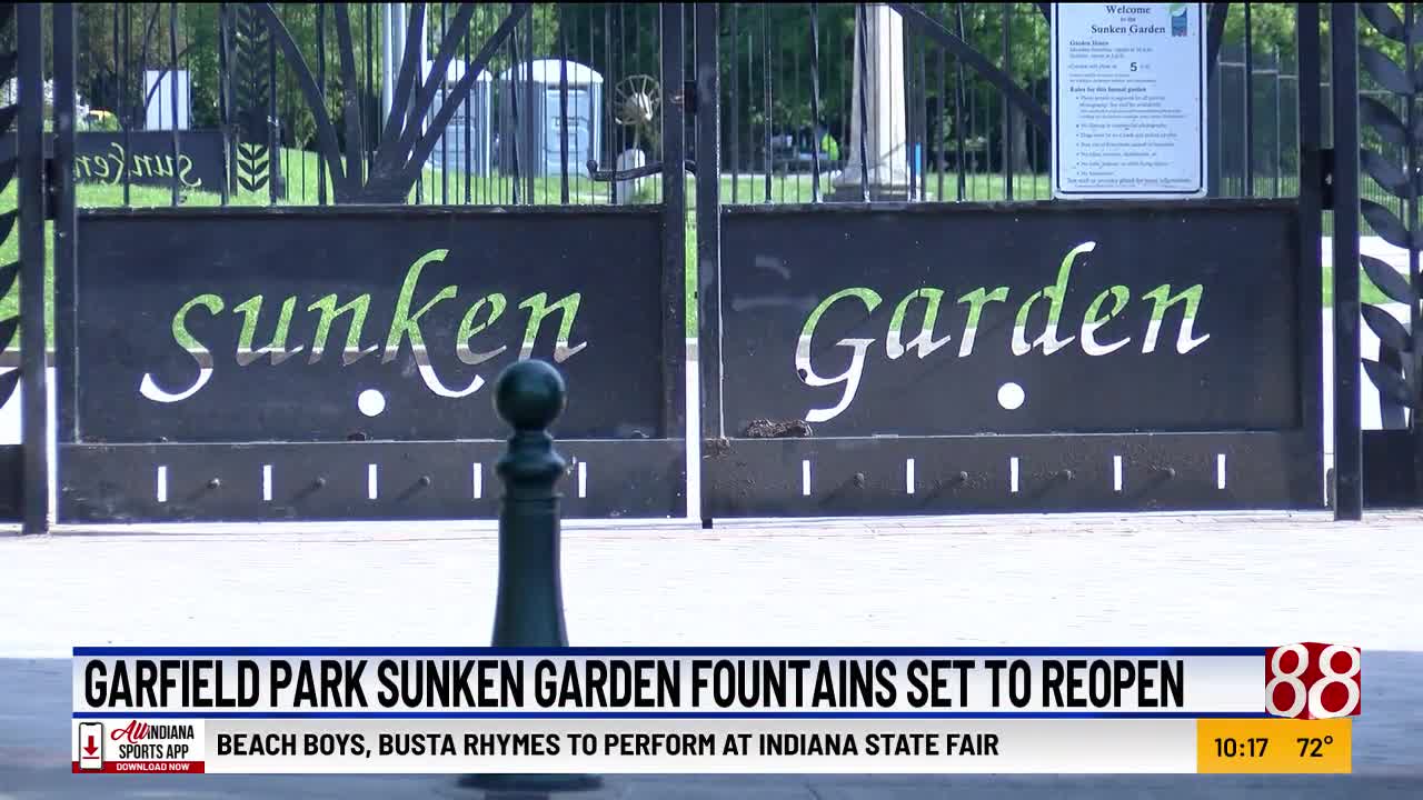 Garfield Park Sunken Garden fountains set to reopen