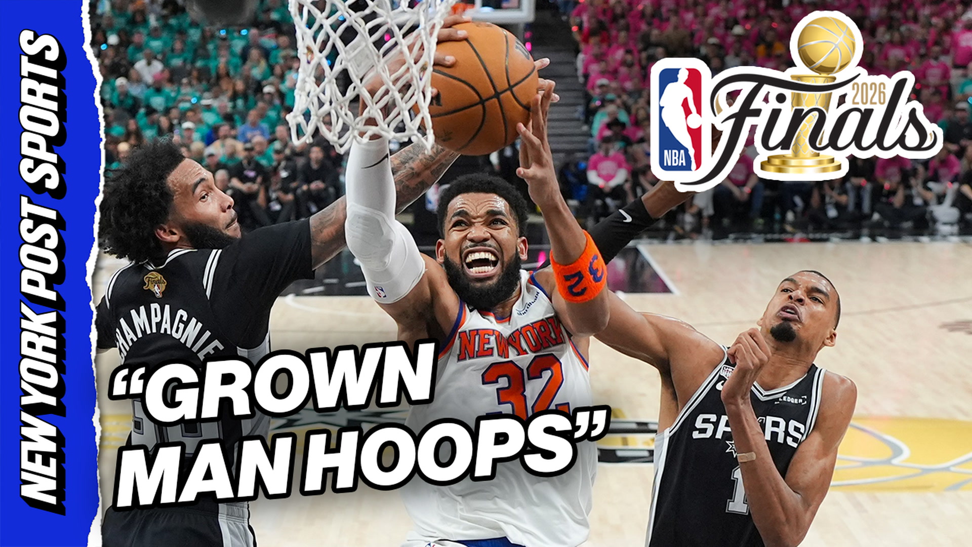 Knicks vs. Spurs: KAT outduels Wemby in Game 1 | NBA Finals 2026