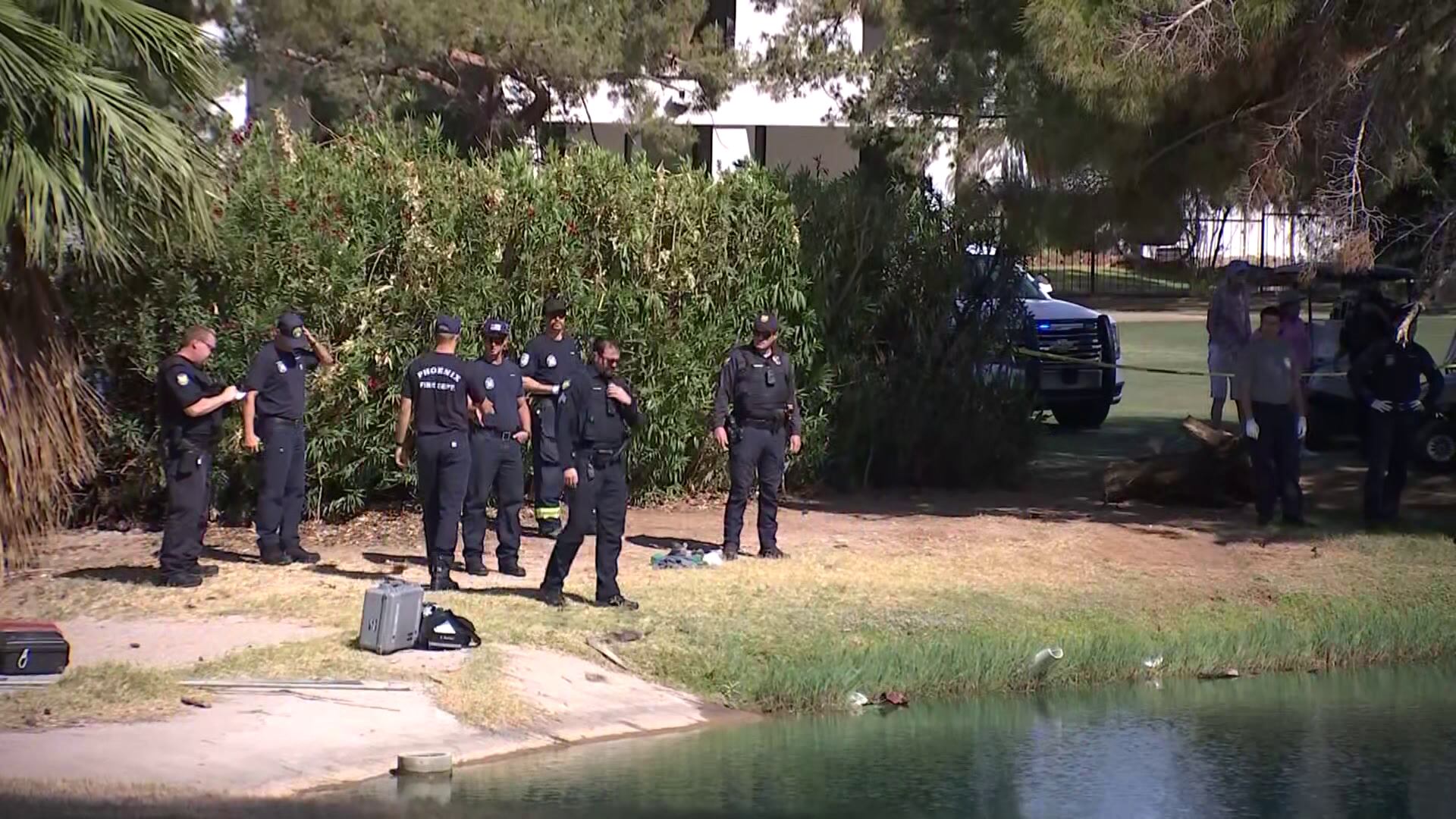 Police investigating after body found in east Phoenix pond
