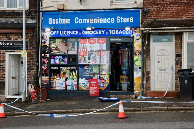 Armed police at disturbance with 'large group' as man stabbed