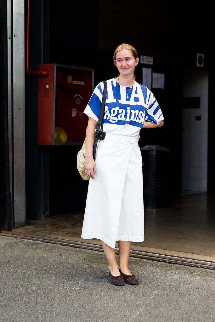 11 Midi Skirt and Shoe Combos From Sandals to Ballet Flats for Endless ...