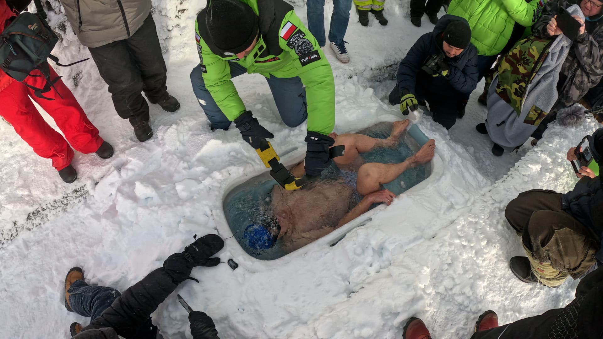 Stanisław Odbieżałek Longest Time Breath Held Voluntarily Under Ice Water