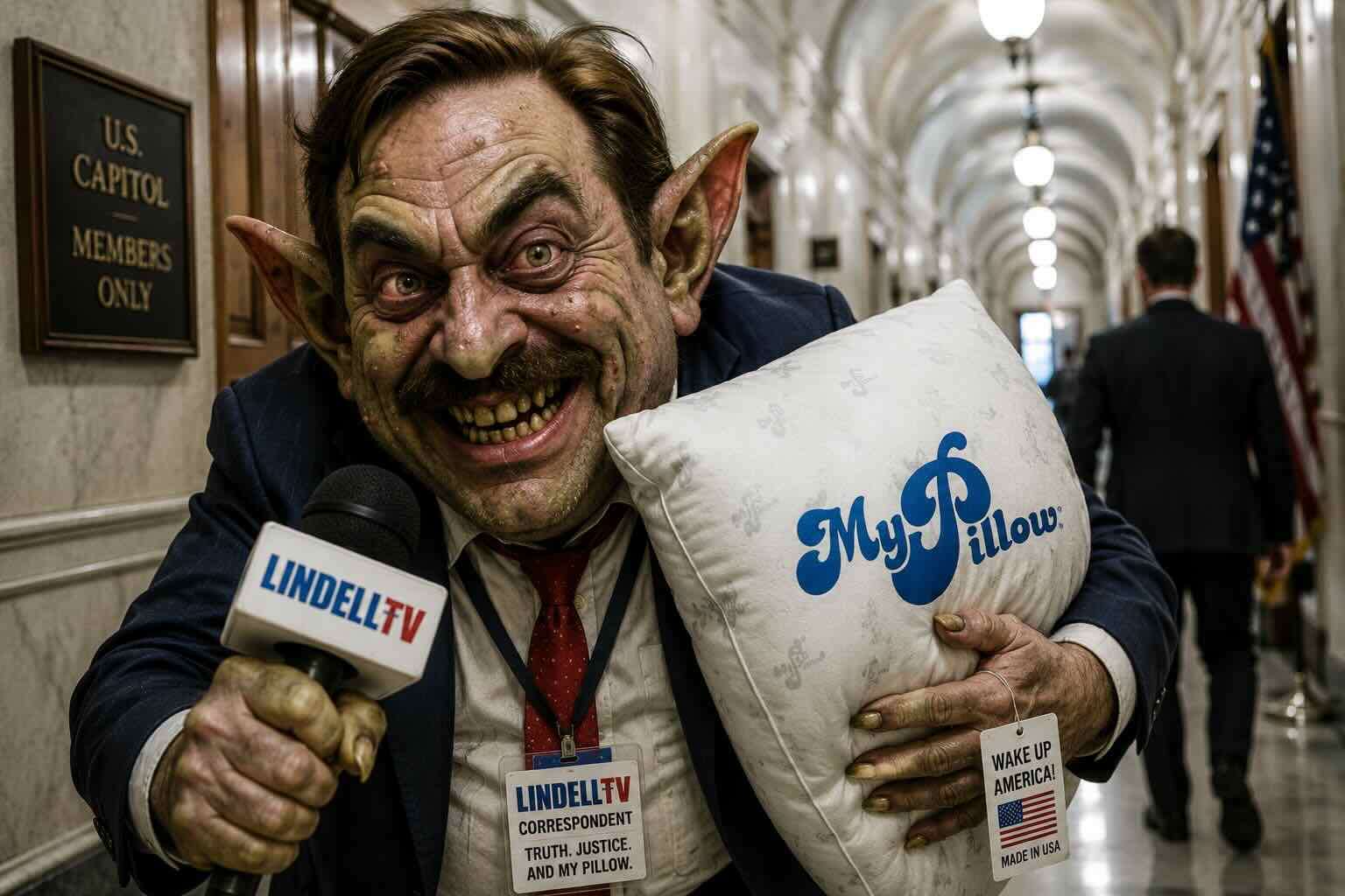 Nancy Pelosi has no time for Mike Lindell's hallway goblins