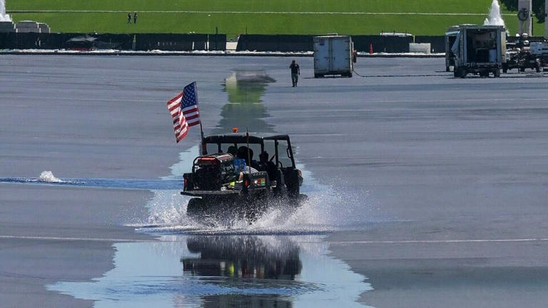 Trump says Lincoln Memorial Reflecting Pool work is done; will be ...