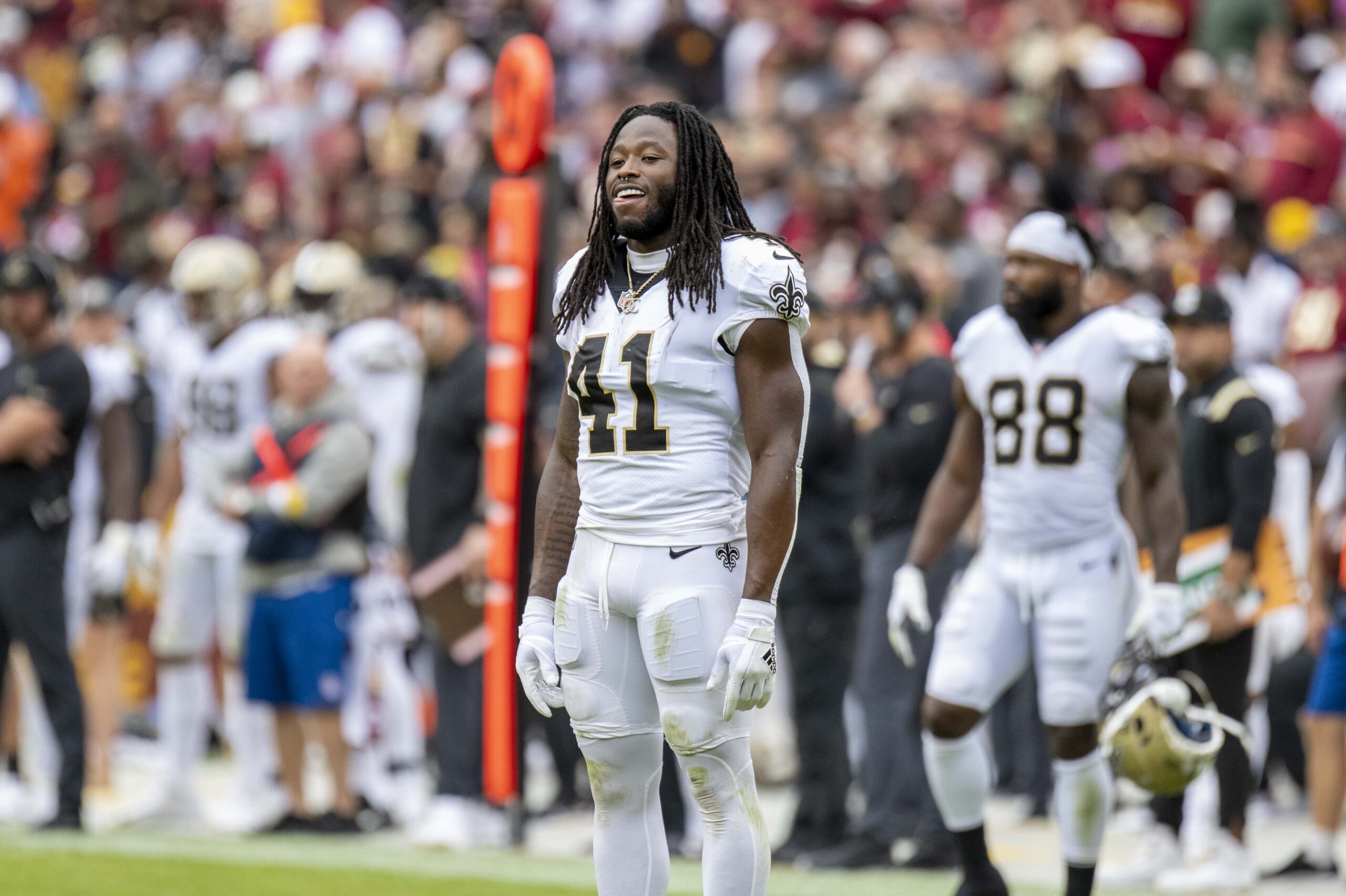 Saints RB Alvin Kamara drops honest take after OTA appearance: "No beef ...