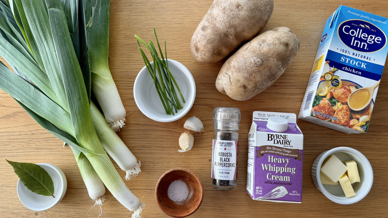 Classic creamy potato leek soup recipe