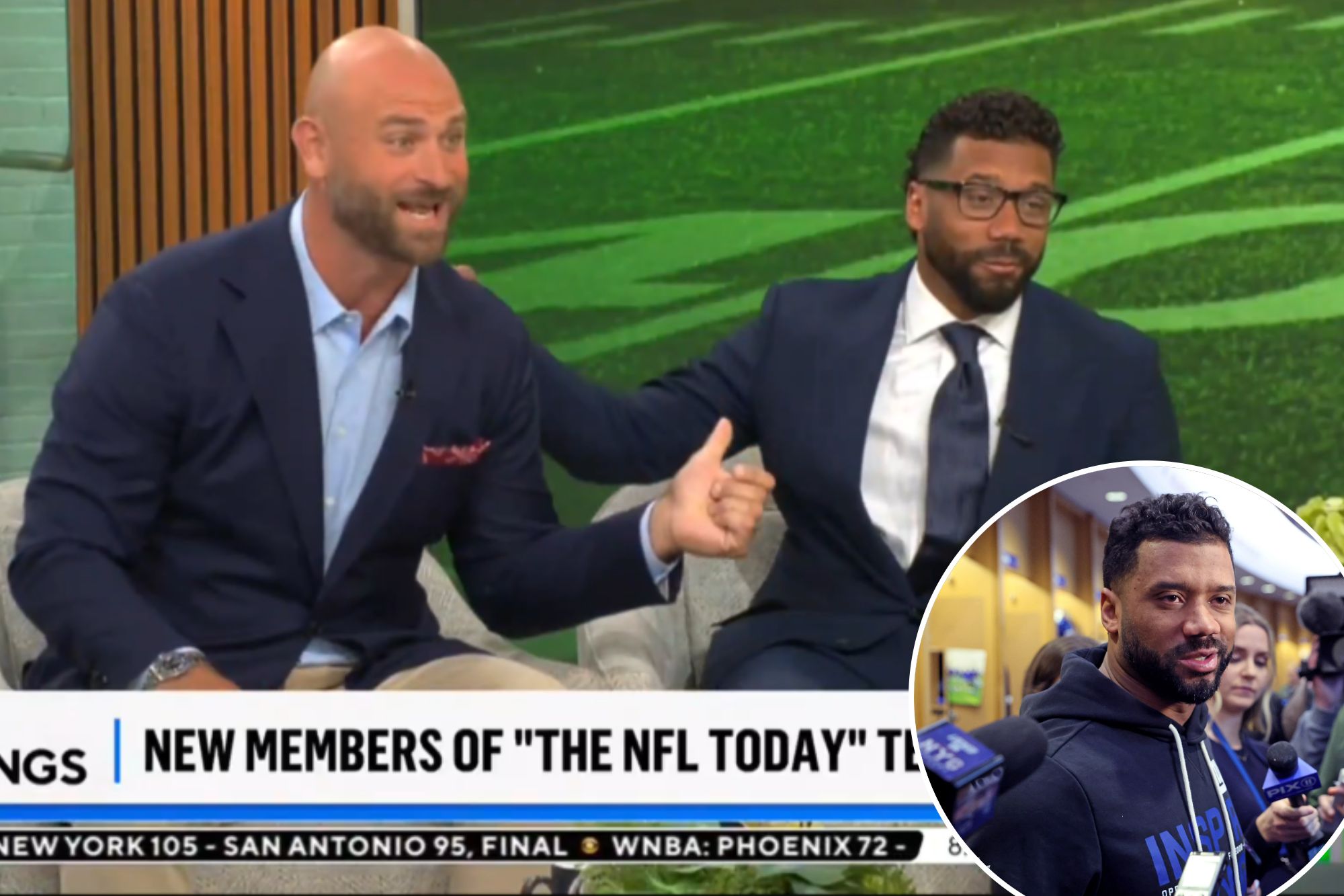 CBS adds second player to NFL pregame show after Russell Wilson ...