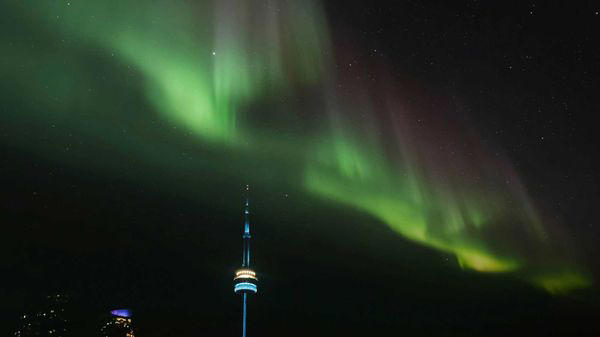 Northern lights could be seen from almost every place in Canada tonight