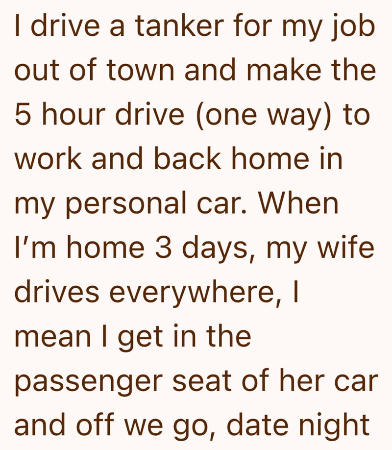 Father questions why his daughter is driving around her trucker husband ...