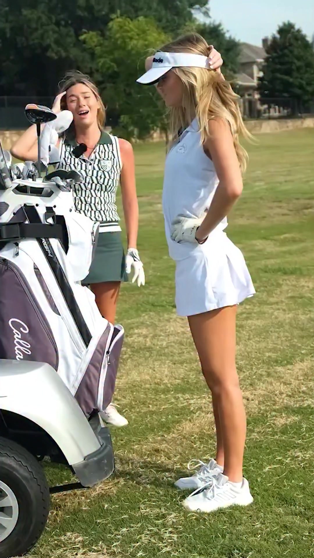 Golf scramble fun with a bestie