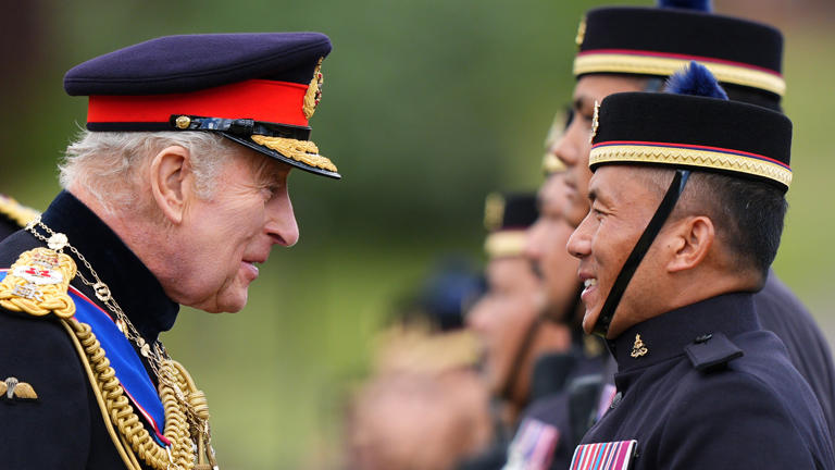 King marks ‘important new chapter’ for newly formed Gurkha artillery unit