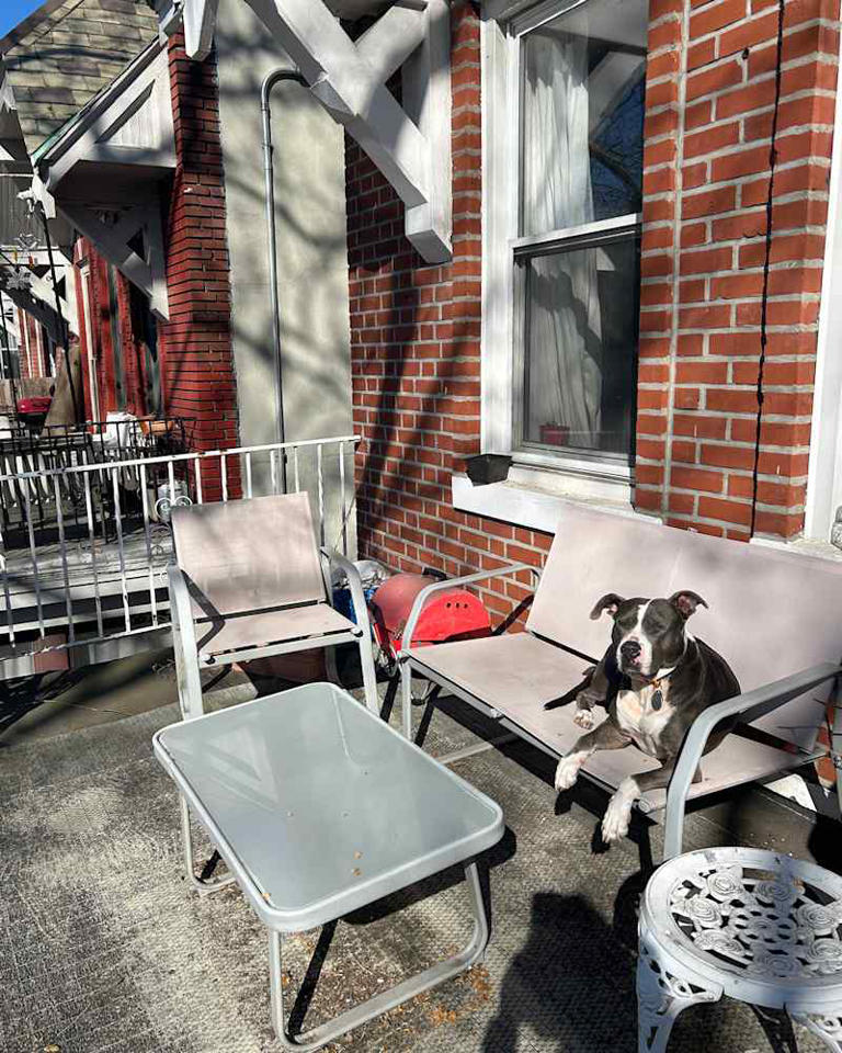 This small-space-friendly outdoor furniture set replaced my old, rusty one