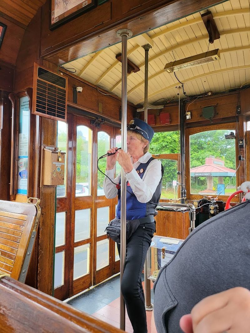 A beautifully restored 1913 heritage streetcar offers scenic narrated ...